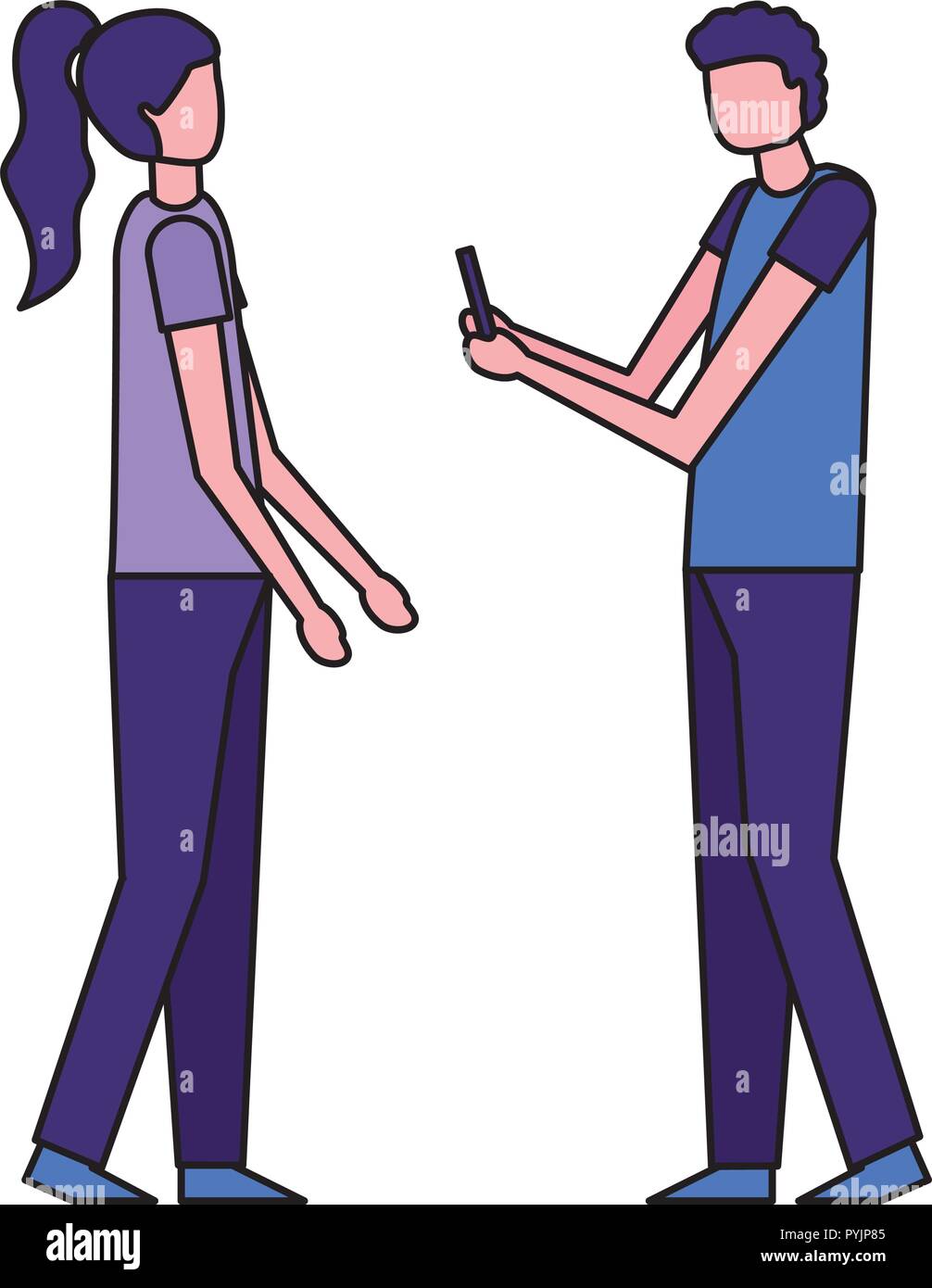 Business man taking self portrait Stock Vector Images - Alamy