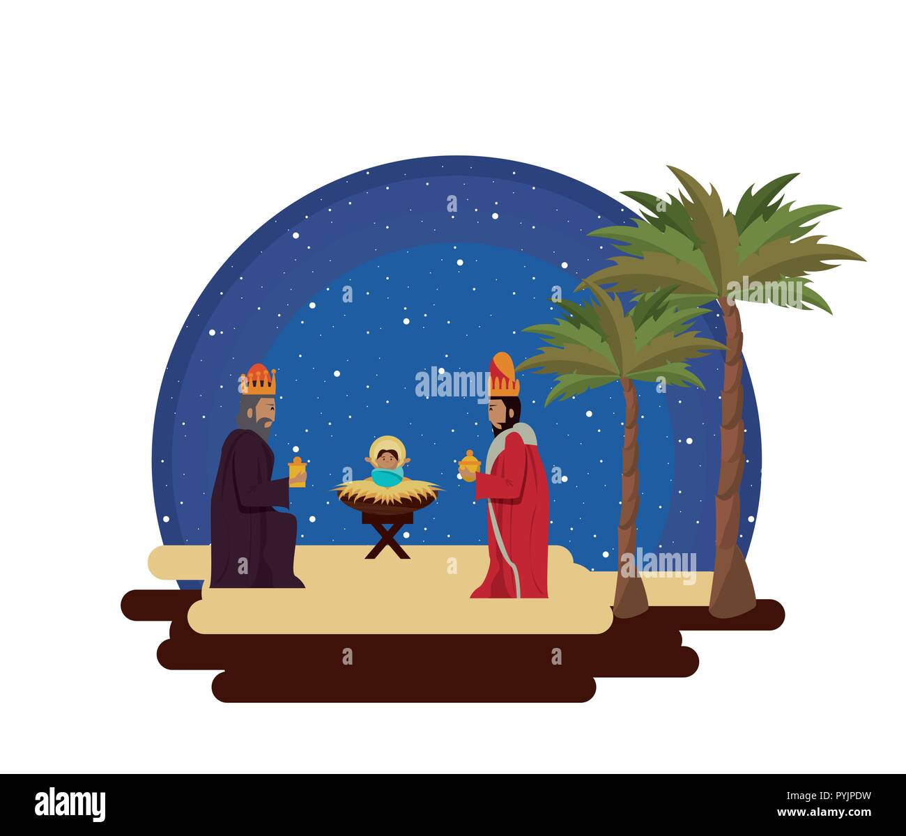 Traditional Christian Christmas Stock Vector Image & Art - Alamy