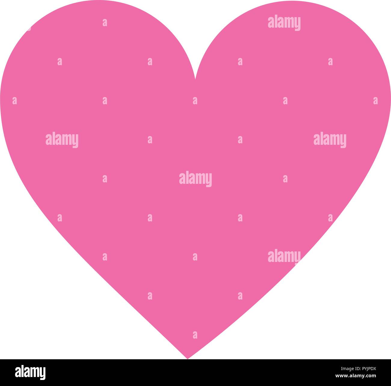 love heart on white background Stock Vector Image & Art - Alamy