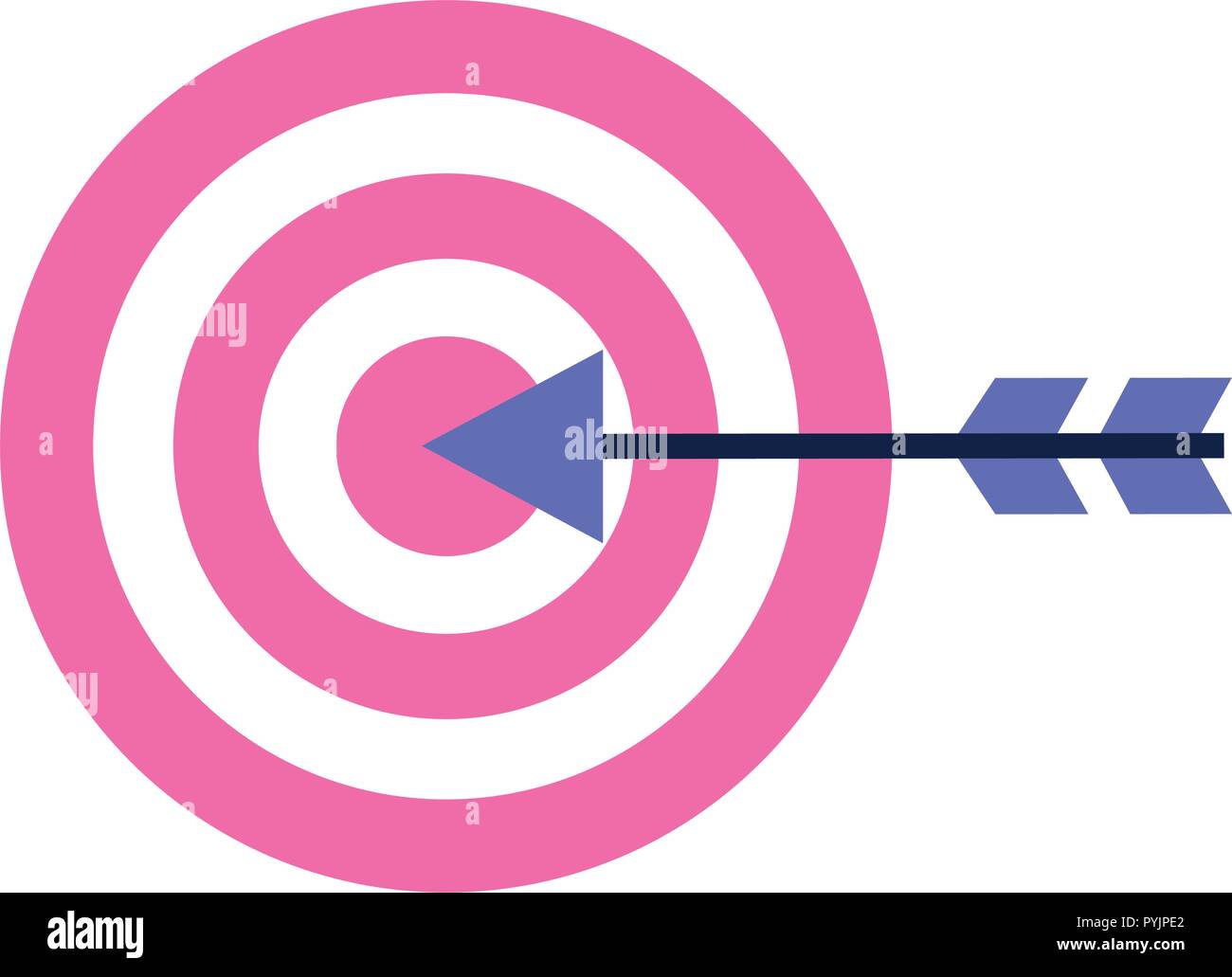 target arrow on white background Stock Vector Image & Art - Alamy