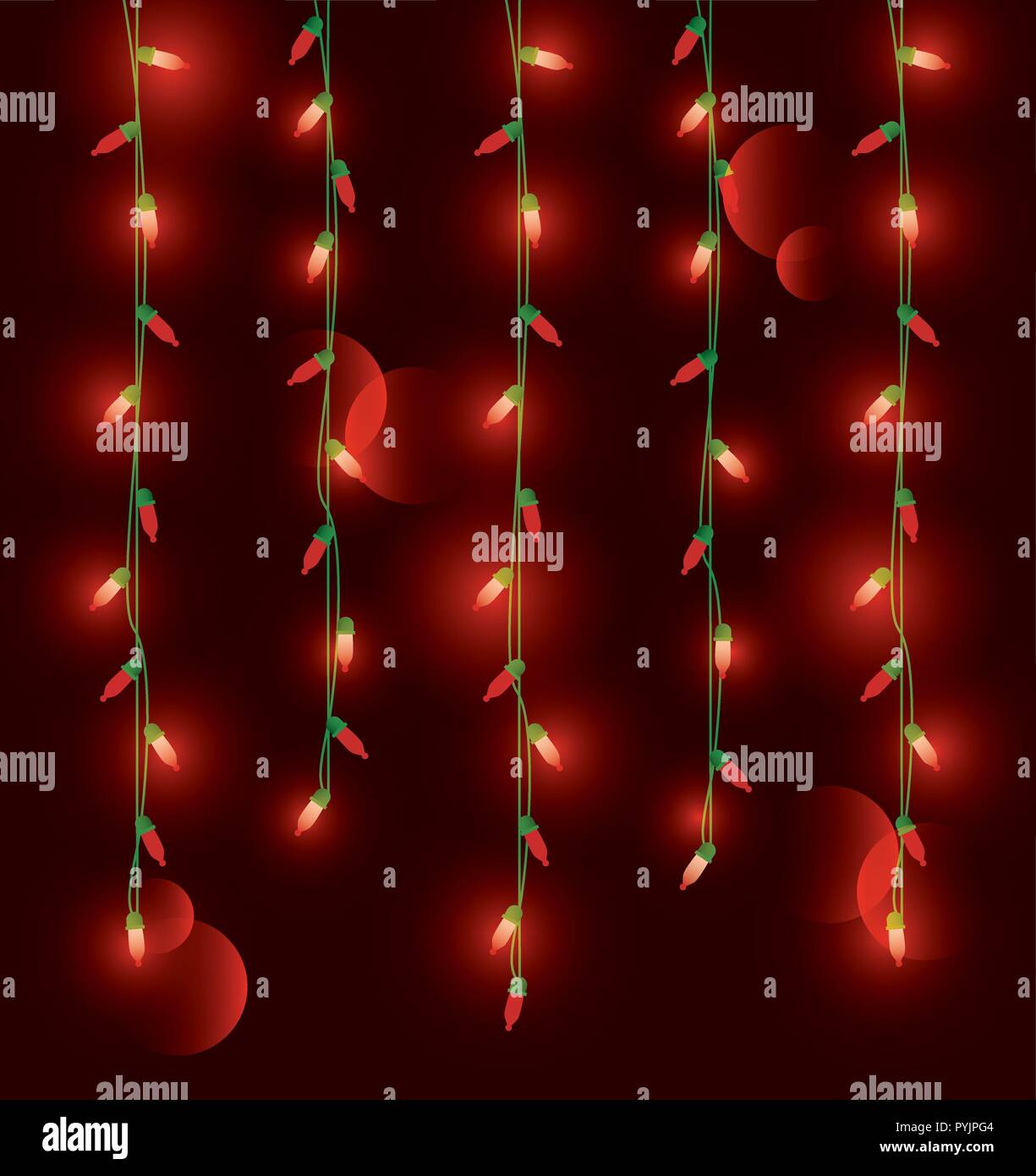 christmas lights for decoration Stock Vector Image & Art - Alamy