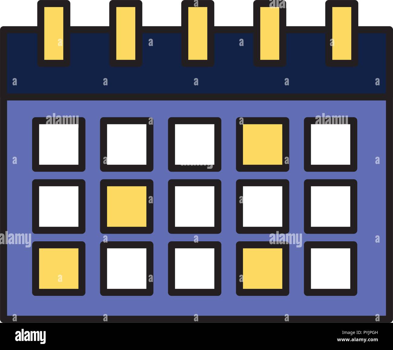 calendar reminder date on white background Stock Vector Image & Art - Alamy