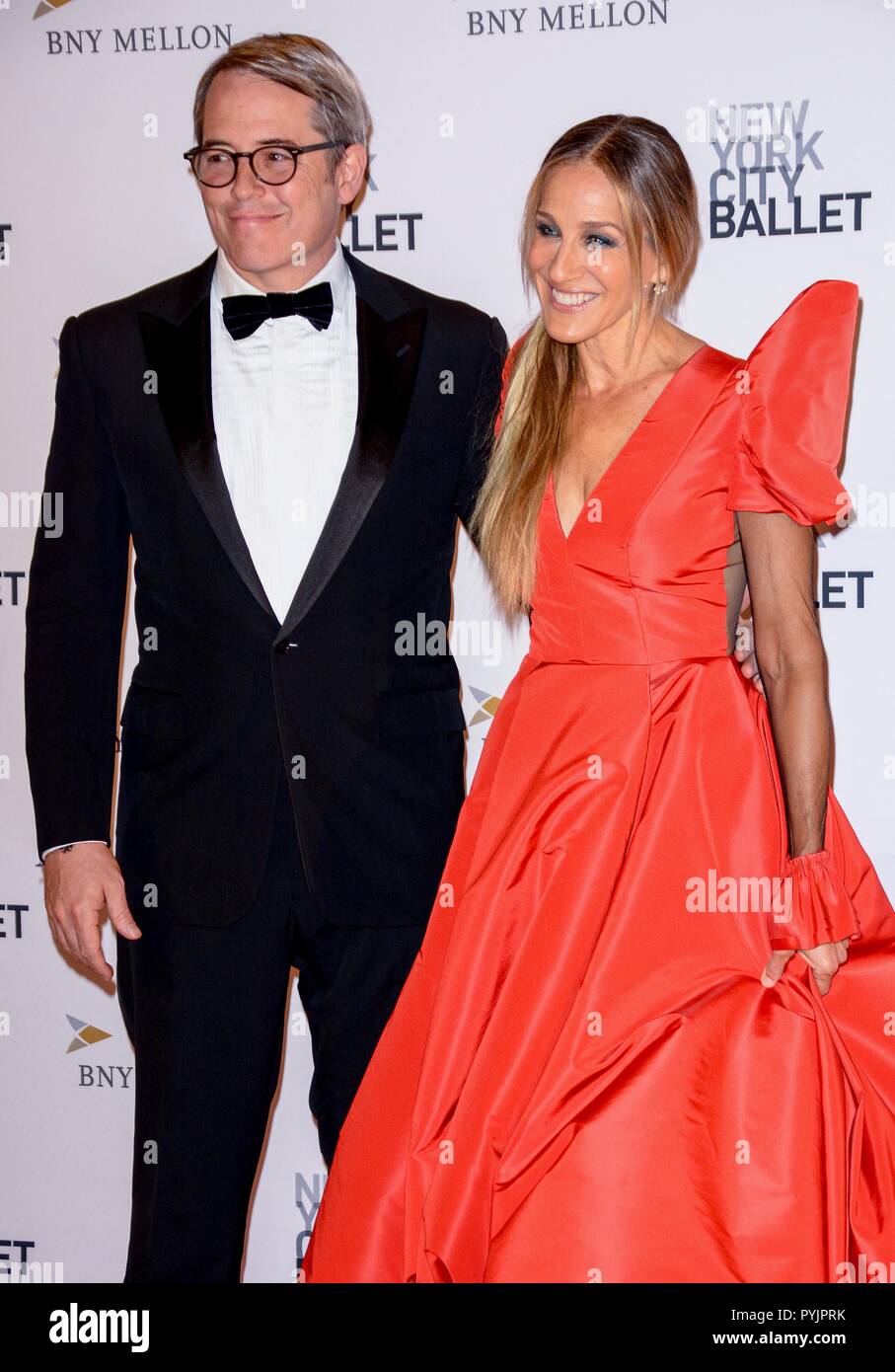 The 2018 Ballet Fall Gala in NYC Featuring: Matthew Broderick, Sarah ...