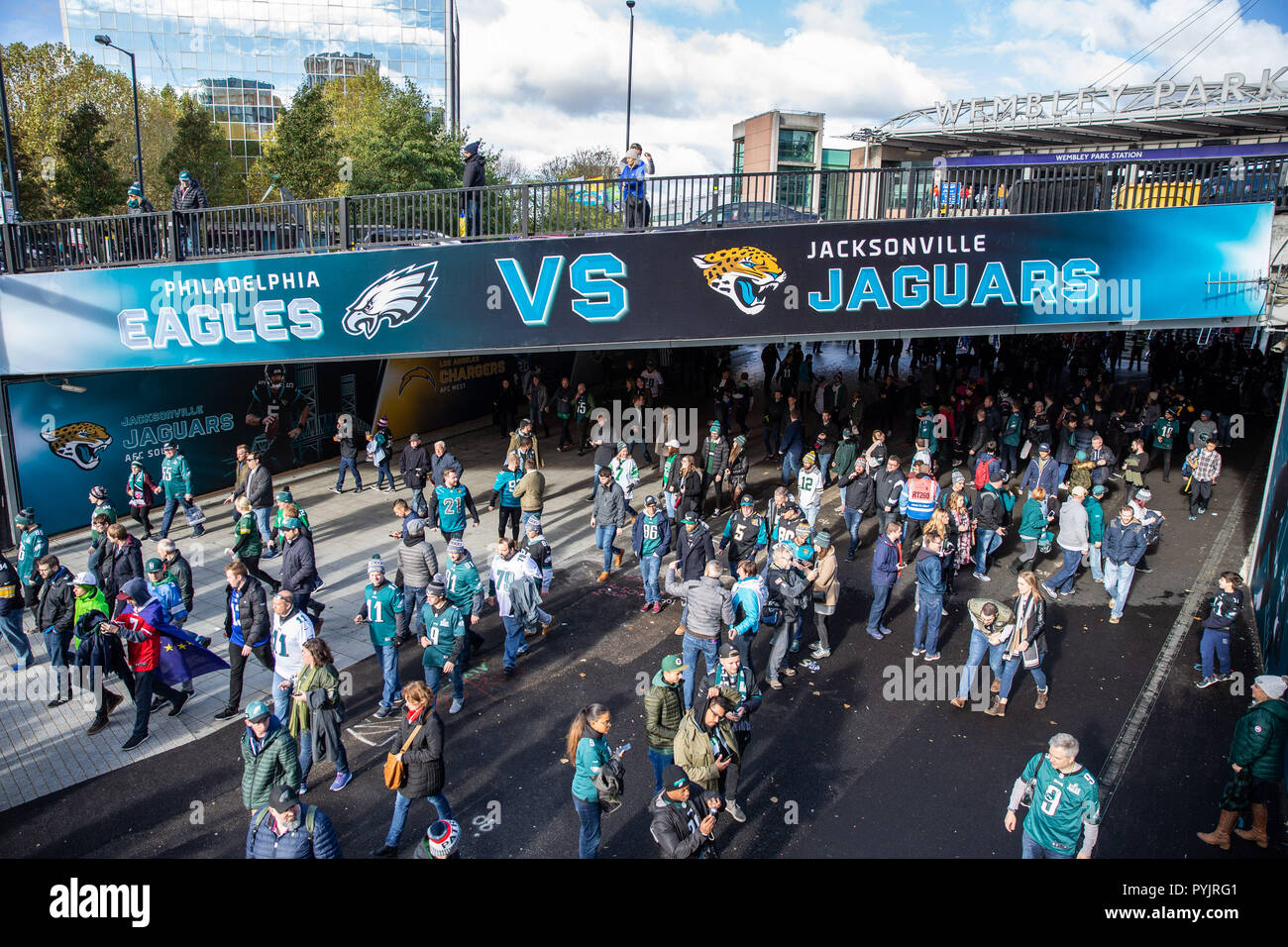 Wembley Stadium, London, UK. 28th Oct, 2018. NFL in London, game three ...