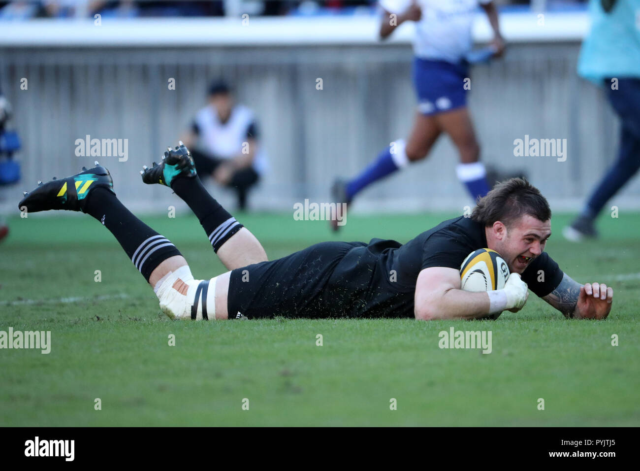 Yokohama, Japan. 27th Oct, 2018. Liam Squire (NZ) Rugby : 2018 ...