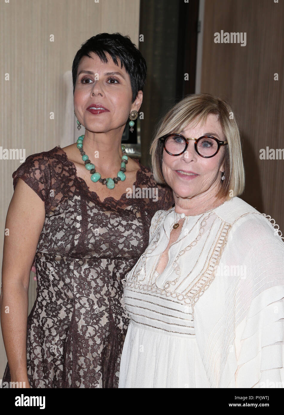 Beverly Hills, USA. 27 October 2018. Monica Phillips., Louise Stanger ...