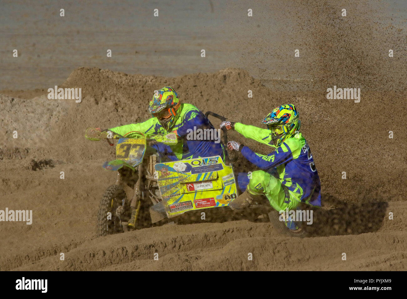 Portrush beach motorbike races hi-res stock photography and images - Alamy