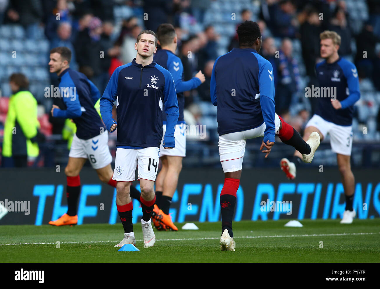 Hampden Park, Glasgow, UK. 28th Oct, 2018. Scottish League Cup football ...