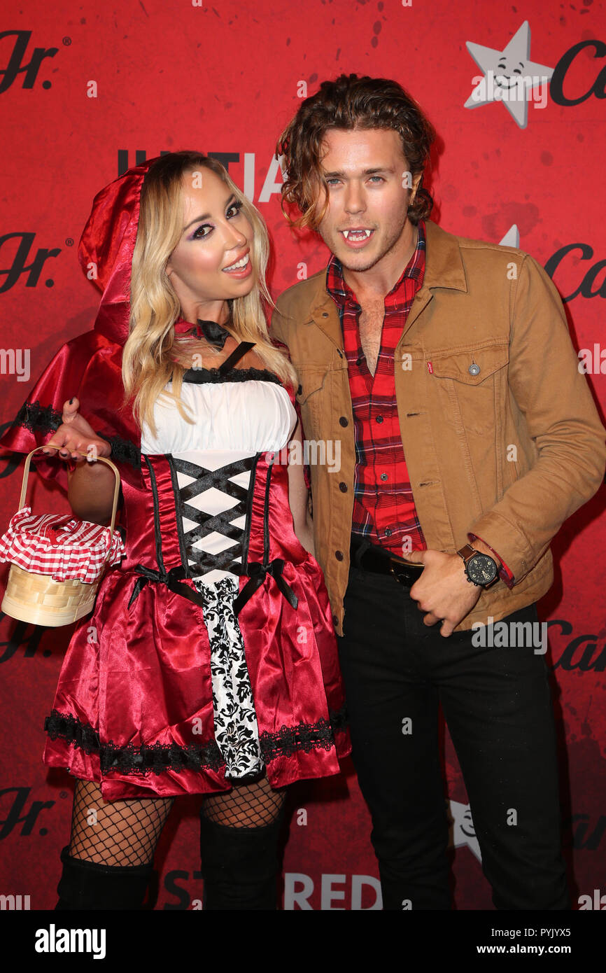 Los Angeles, Ca, USA. 27th Oct, 2018. Skyler Shaye and Christian Lopez ...