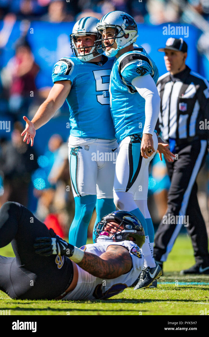 Charlotte, North Carolina, USA. 28th Oct, 2018. Carolina Panthers ...