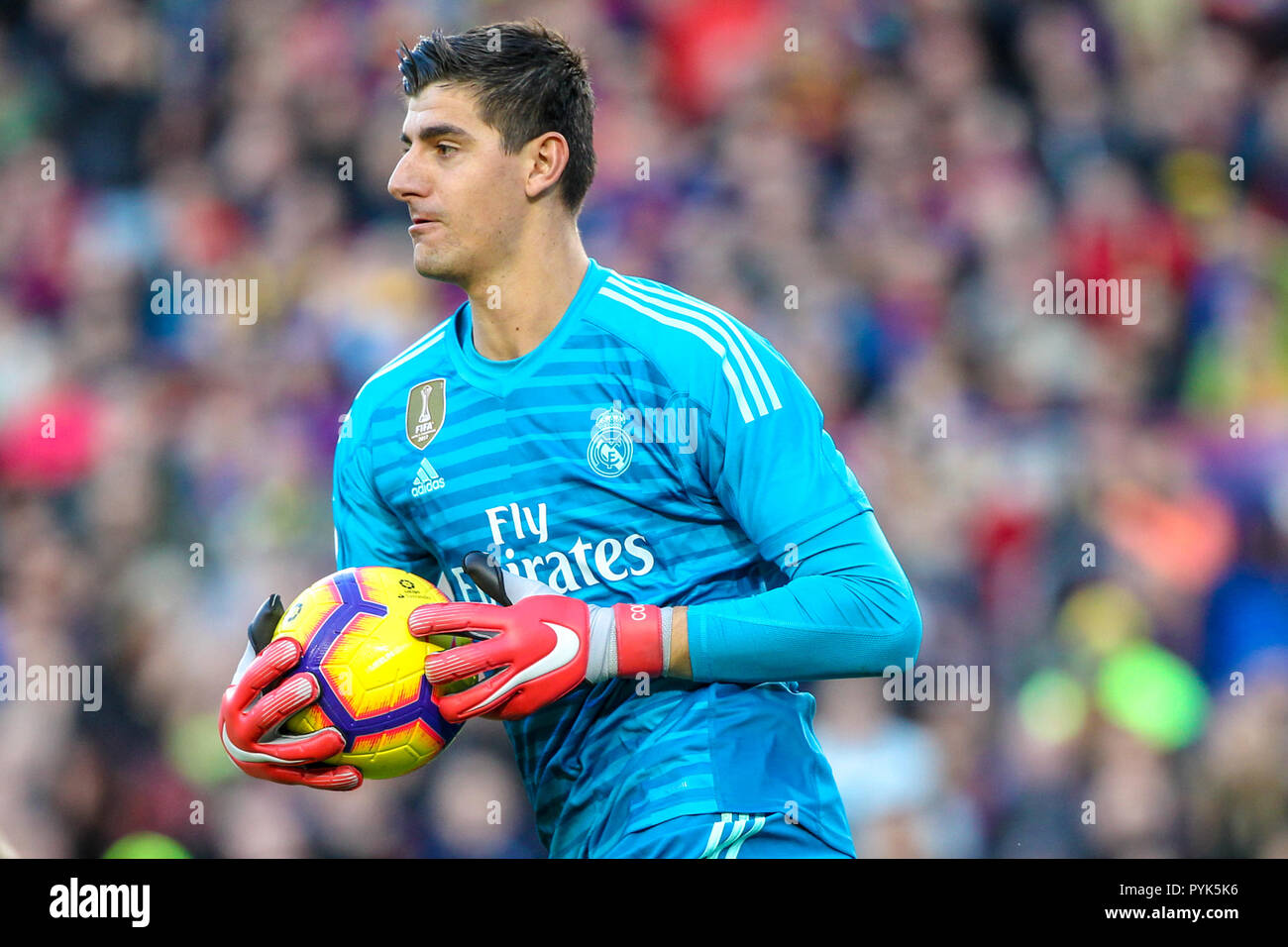 Real madrid courtois hi-res stock photography and images - Alamy
