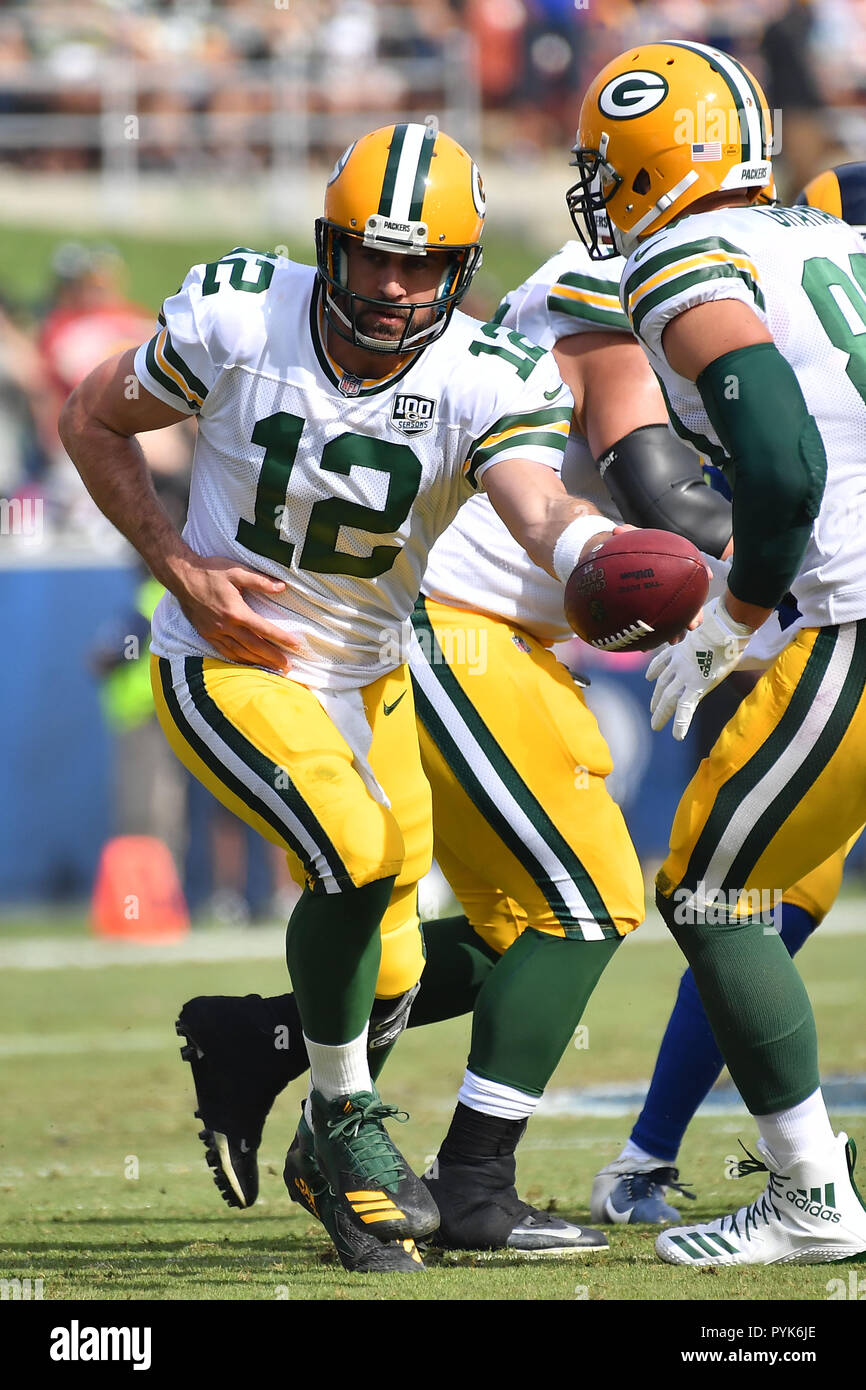 Los Angeles, CA, USA. 28th Oct, 2018. Green Bay Packers quarterback ...