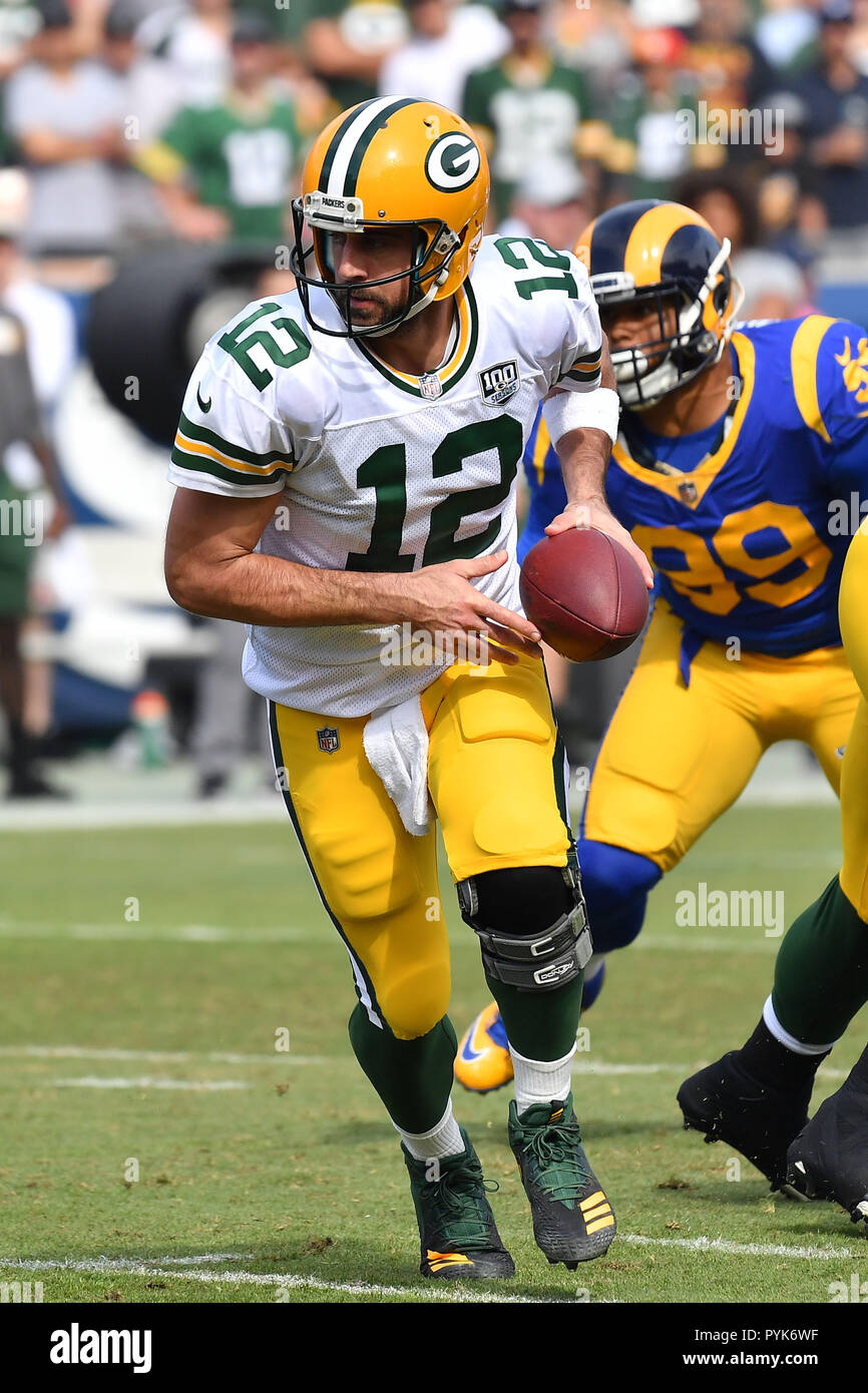 Los Angeles, CA, USA. 28th Oct, 2018. Green Bay Packers quarterback ...