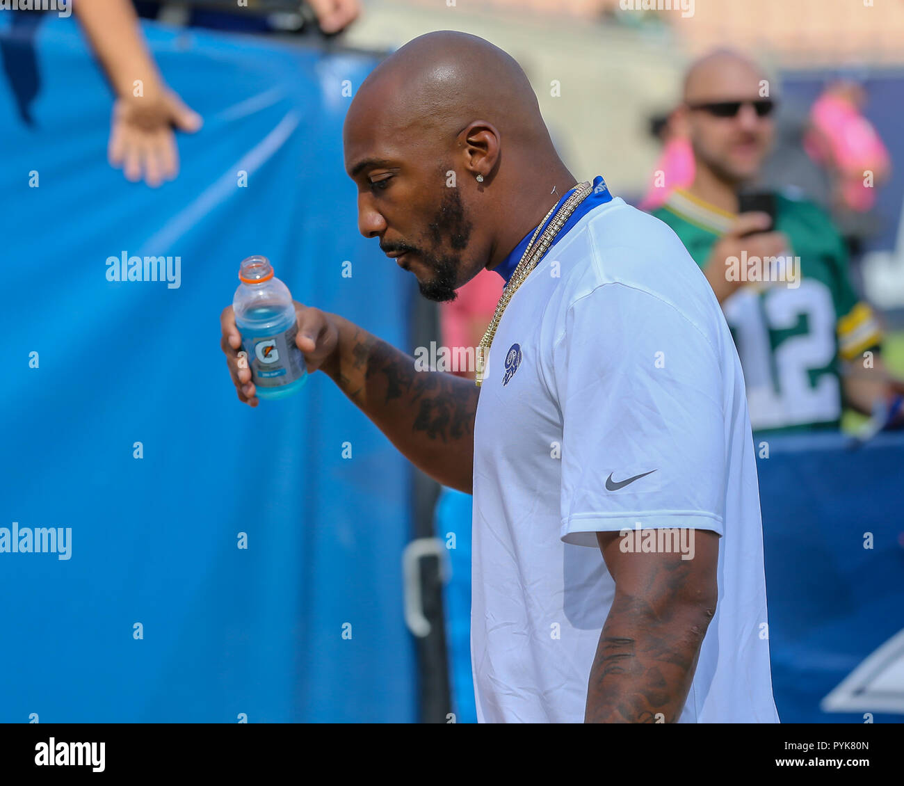 Los Angeles, CA, USA. 28th Oct, 2018. Los Angeles Rams cornerback Aqib ...