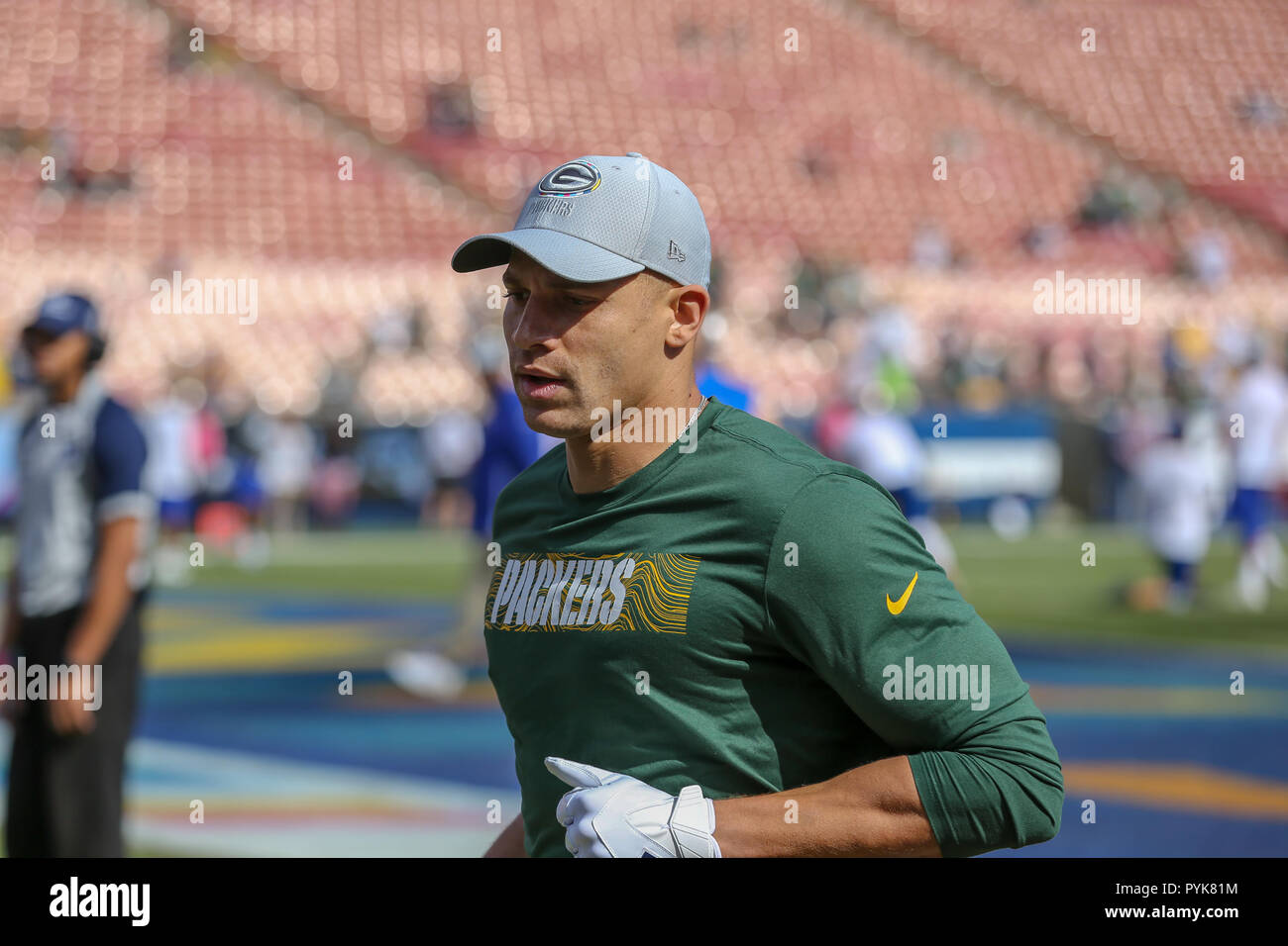 Los Angeles, CA, USA. 28th Oct, 2018. Green Bay Packers tight end Jimmy ...