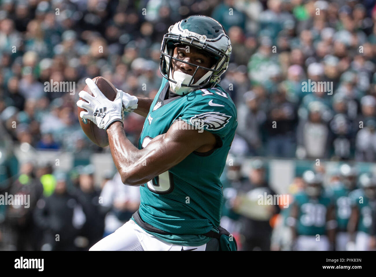 Philadelphia, Pennsylvania, USA. 21st Oct, 2018. Philadelphia Eagles ...