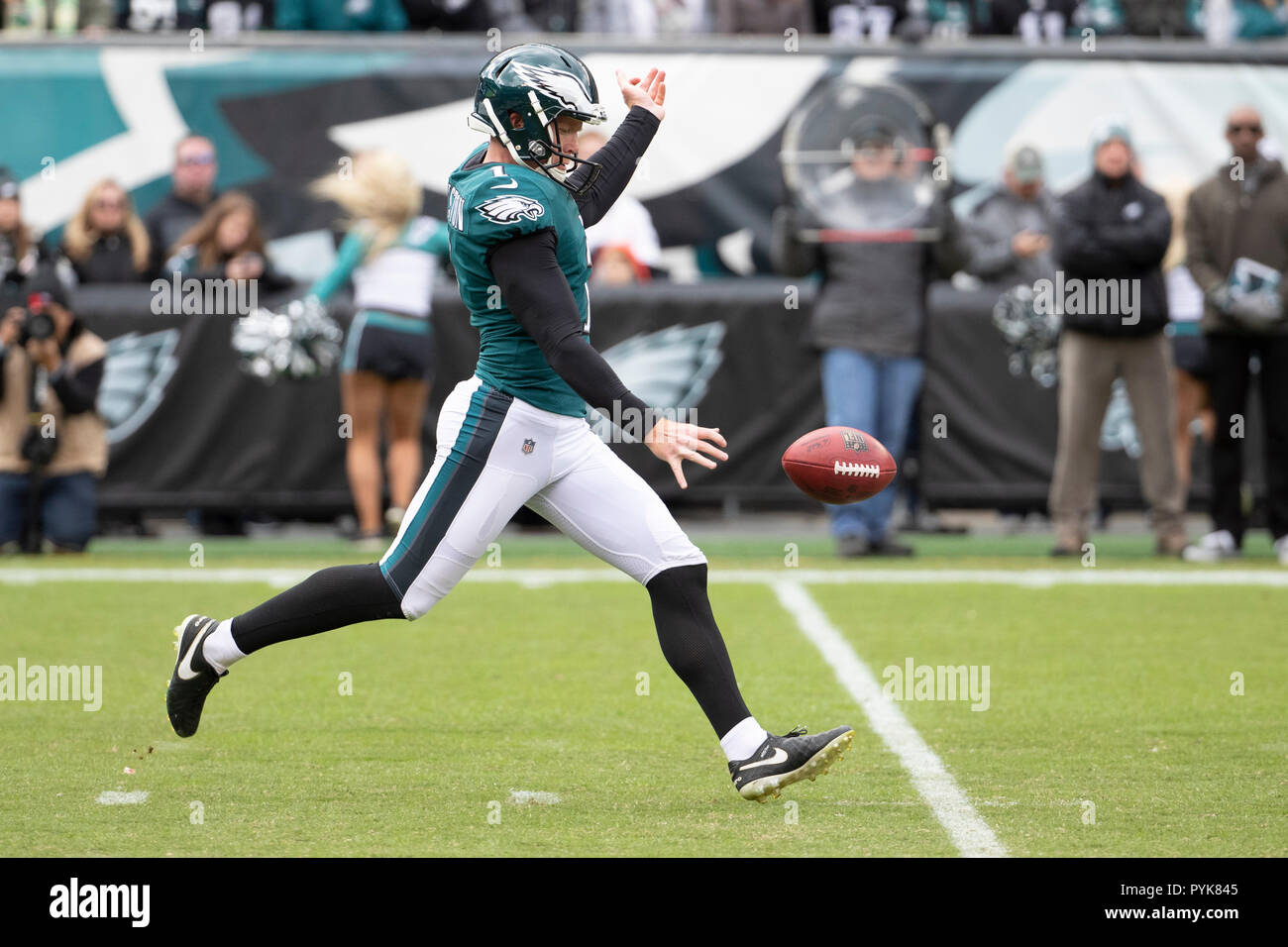 Philadelphia, Pennsylvania, USA. 21st Oct, 2018. Philadelphia Eagles ...