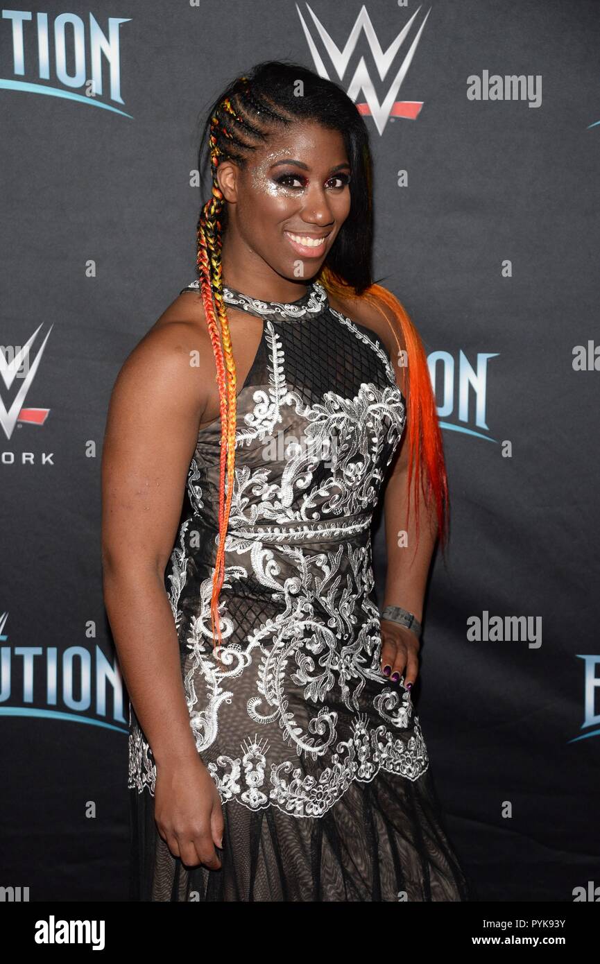 New York, NY, USA. 28th Oct, 2018. Ember Moon at arrivals for WWE ...