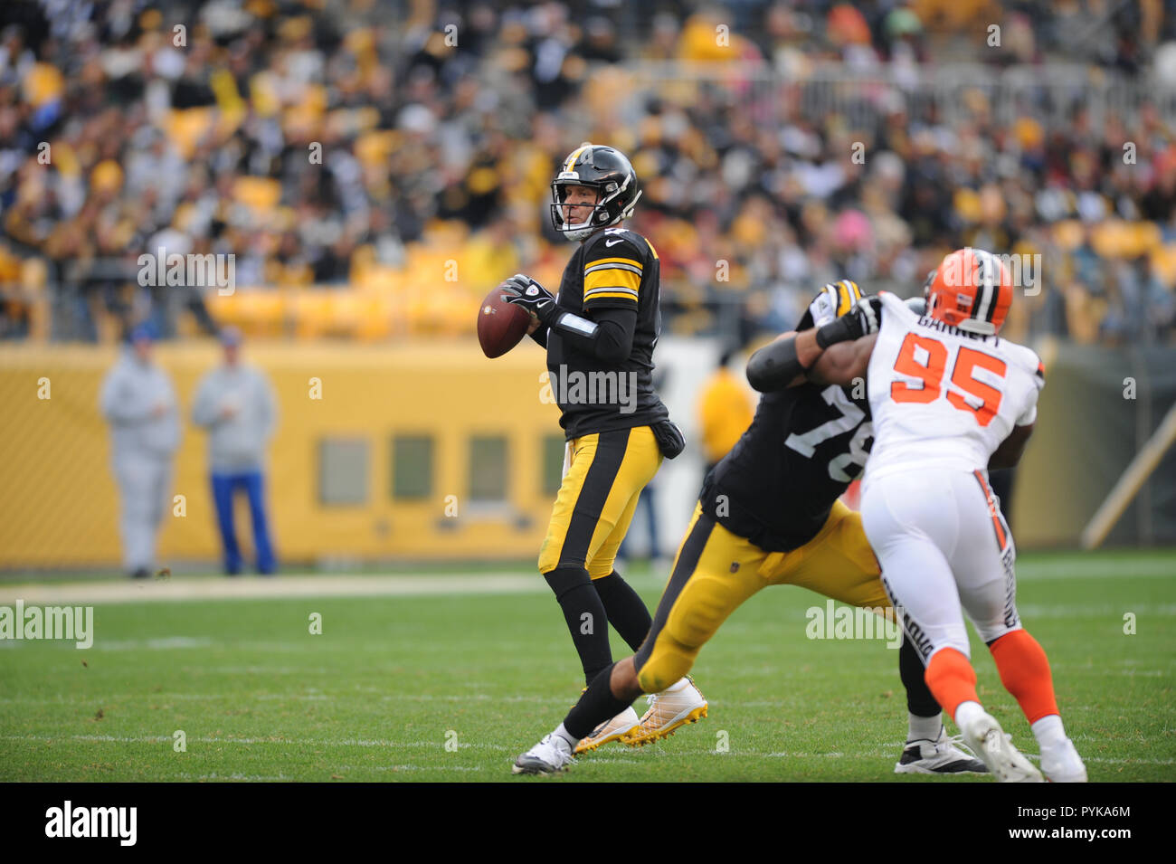 October 28th, 2018: Steelers #7 Ben Roethlisberger during the ...