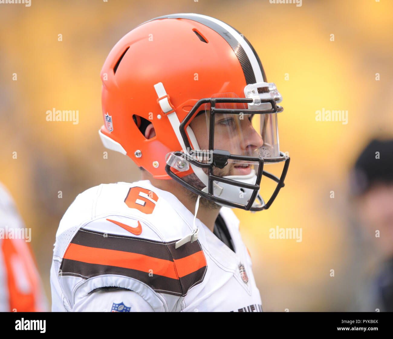 October 28th, 2018: Browns #6 Baker Mayfield during the Pittsburgh ...