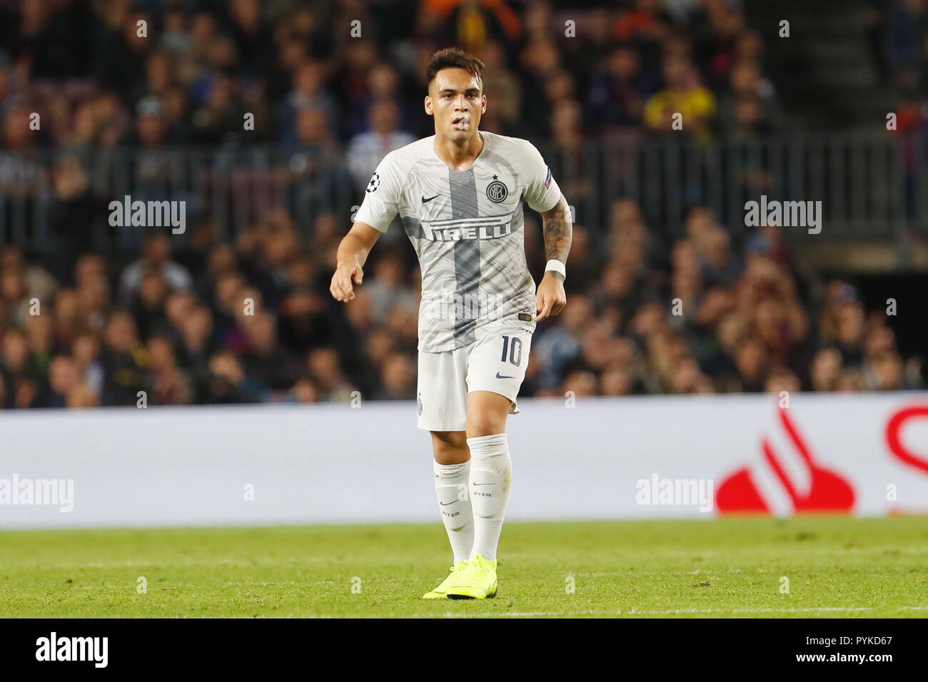 Barcelona, Spain. 24th Oct, 2018. Lautaro Martinez (Inter) Football ...