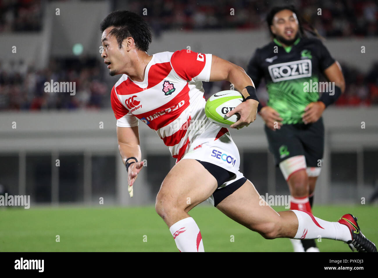 Higashiosaka, Osaka, Japan. 26th Oct, 2018. Kenki Fukuoka (JPN) Rugby ...