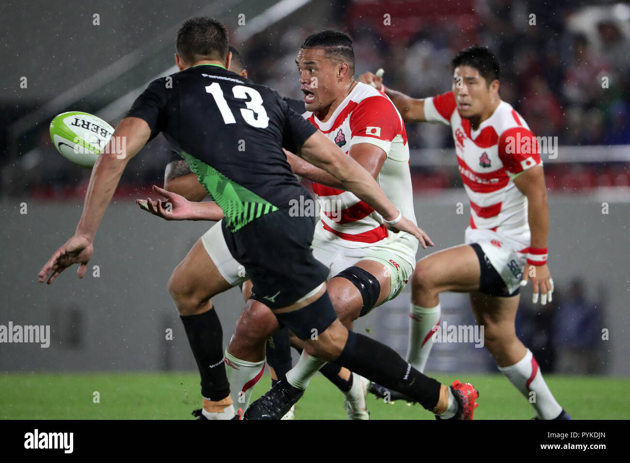 Higashiosaka, Osaka, Japan. 26th Oct, 2018. Hendrik Tui (JPN) Rugby ...