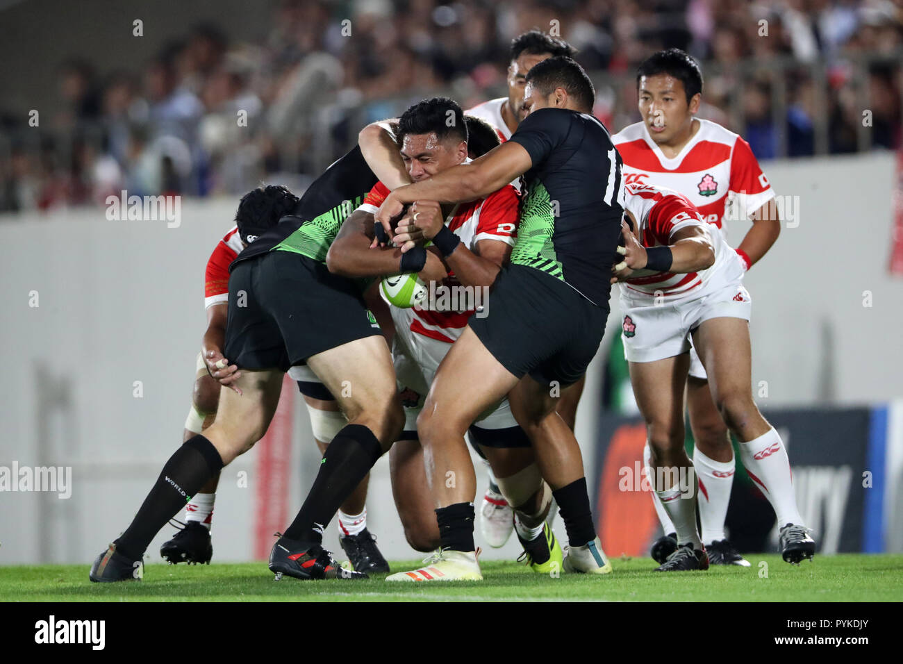 Higashiosaka, Osaka, Japan. 26th Oct, 2018. Timothy Lafaele (JPN) Rugby ...