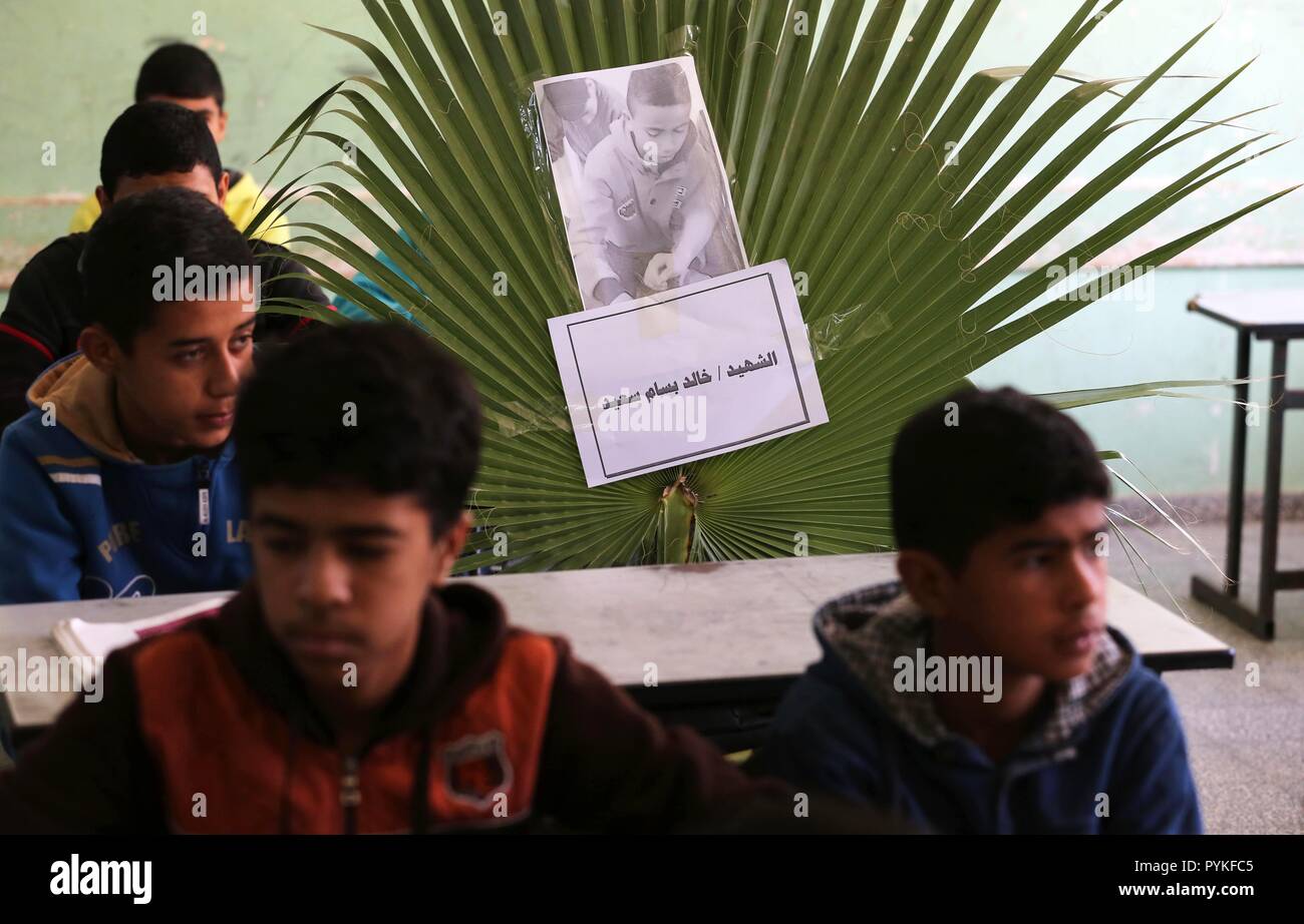 October 29, 2018 - Deir Al-Balah, Gaza Strip, Palestinian Territory - A ...