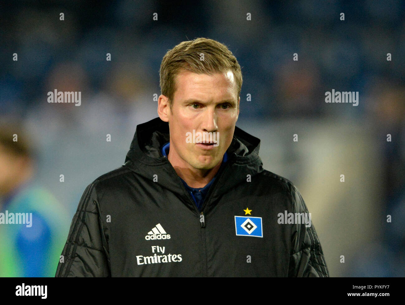 Magdeburg, Deutschland. 26th Oct, 2018. Coach Hannes WOLF (HH), Portrait, Head, Soccer 2 ...