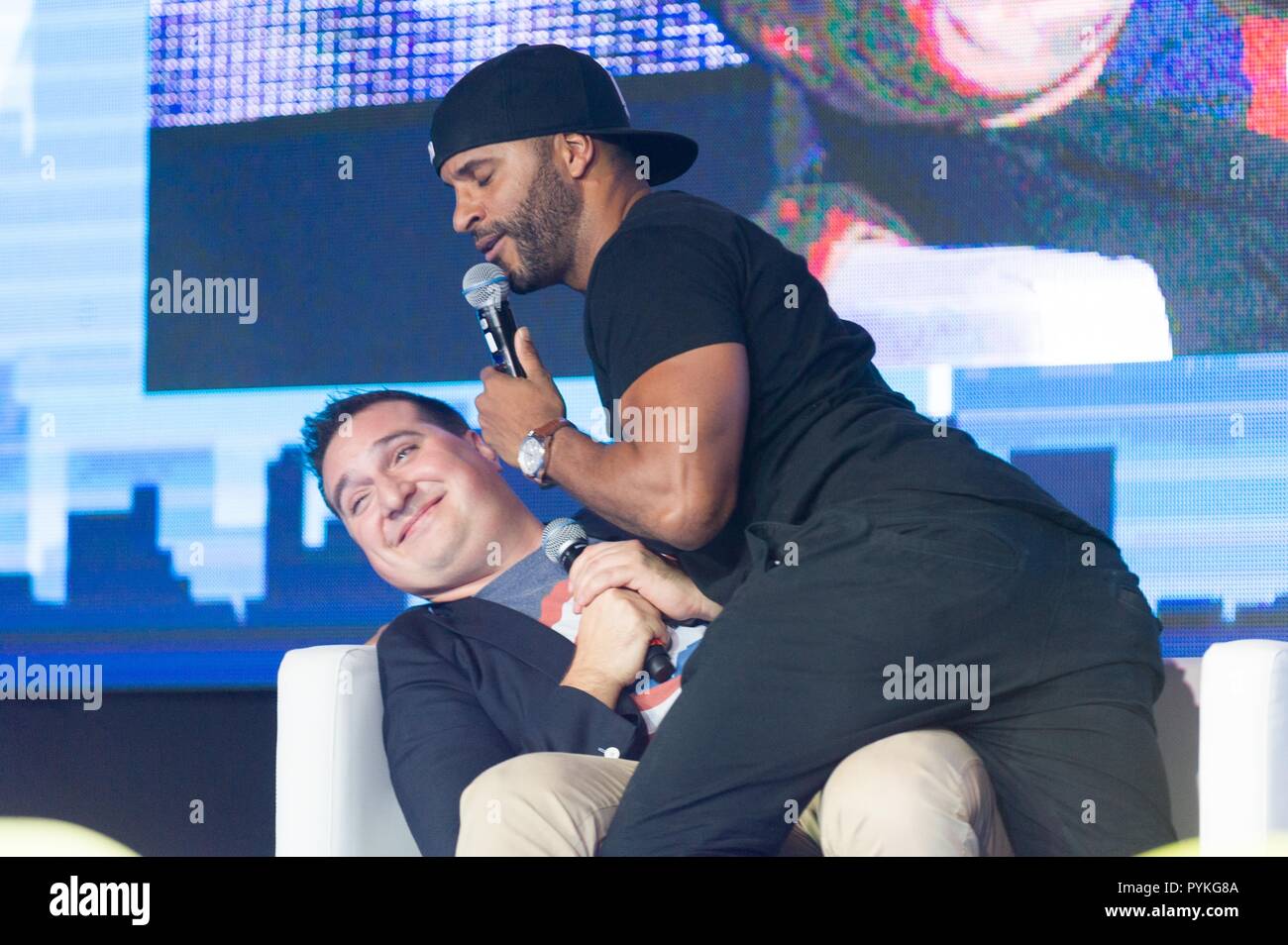 Ricky Whittle 4th edition of Warsaw Comic Con held on October 28, 2018 ...