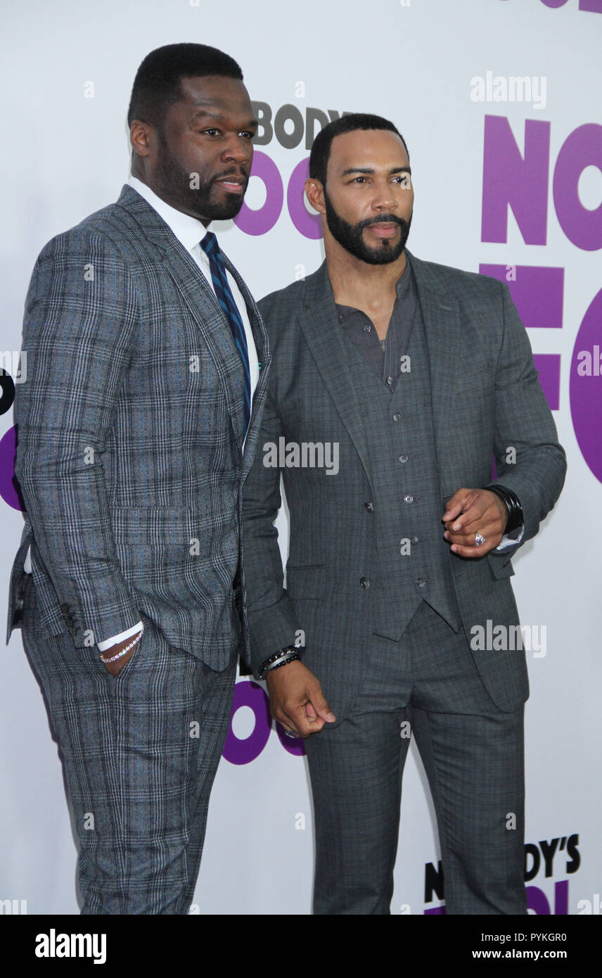 NEW YORK, NY - October 28: Curtis James Jackson aka 50 Cent, Omari ...
