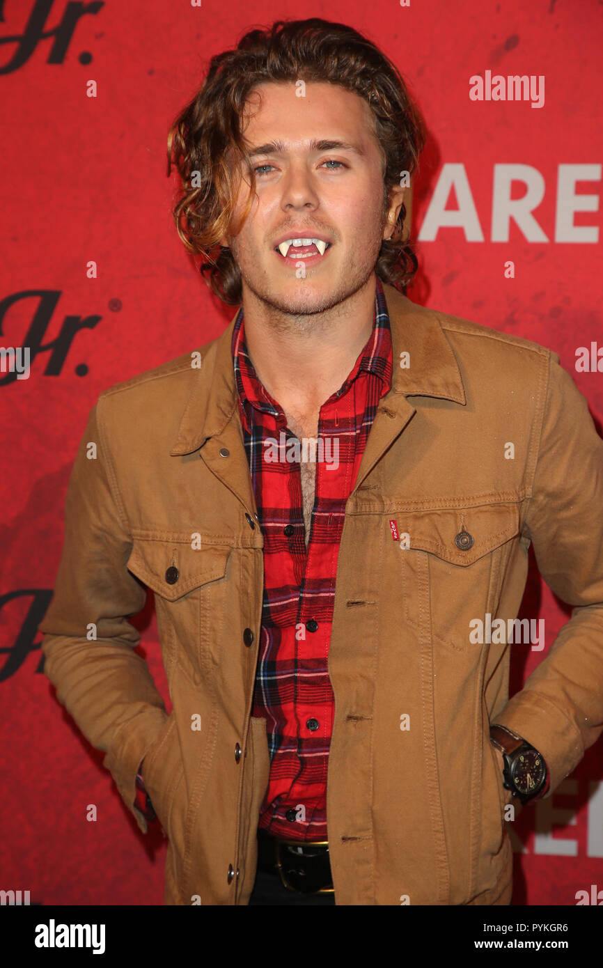 Los Angeles, California, USA. 27th Oct, 2018. Christian Lopez during ...