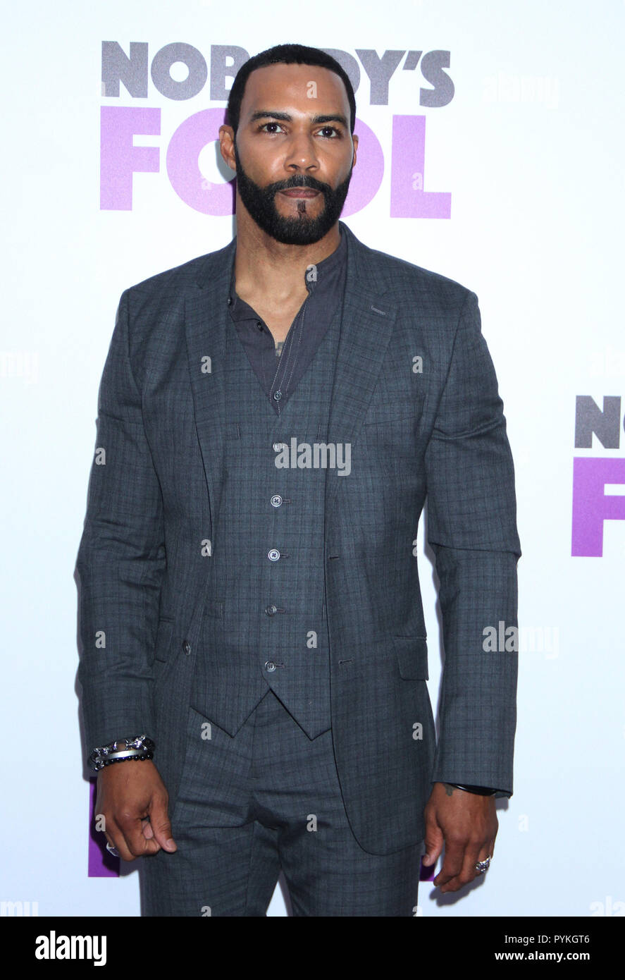 New York, NY, USA. 28th Oct, 2018. Omari Hardwick at the Paramount ...