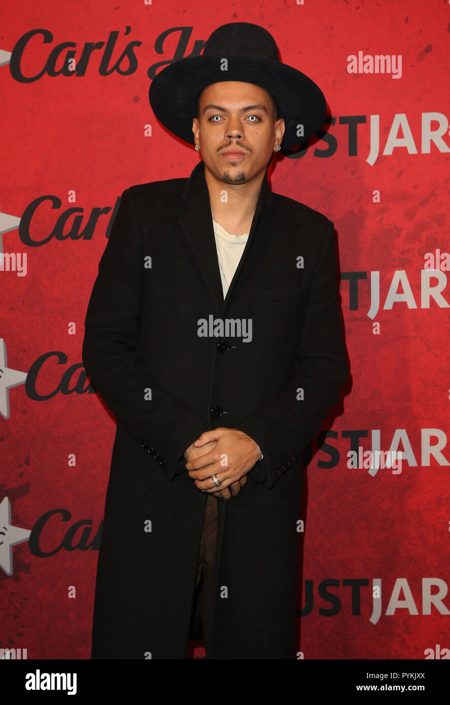 October 27, 2018 - Los Angeles, California, U.S. - Evan Ross during ...