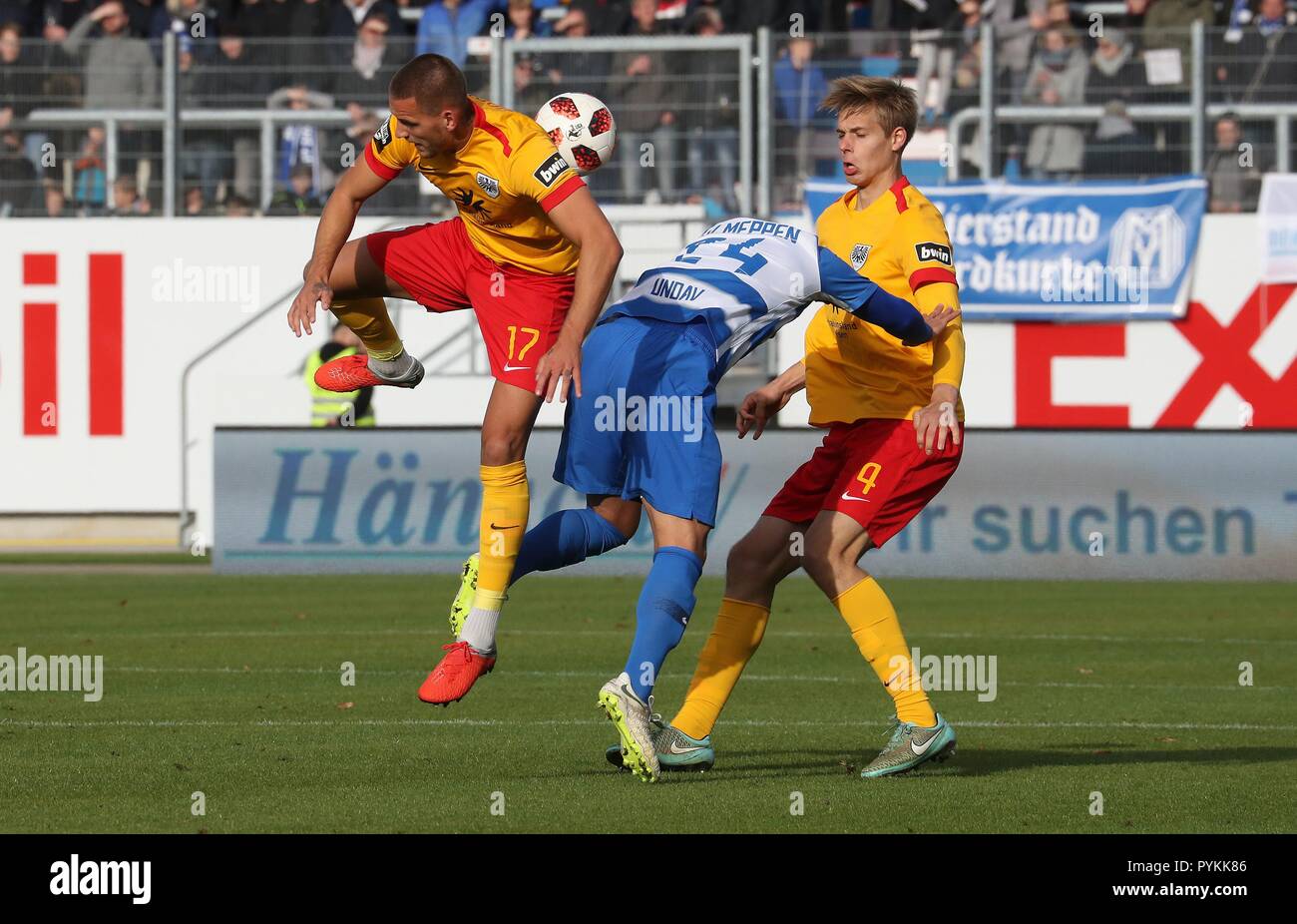 firo Football, 28.10.2018 3rd Bundesliga, season 2011/2012 SV Meppen ...