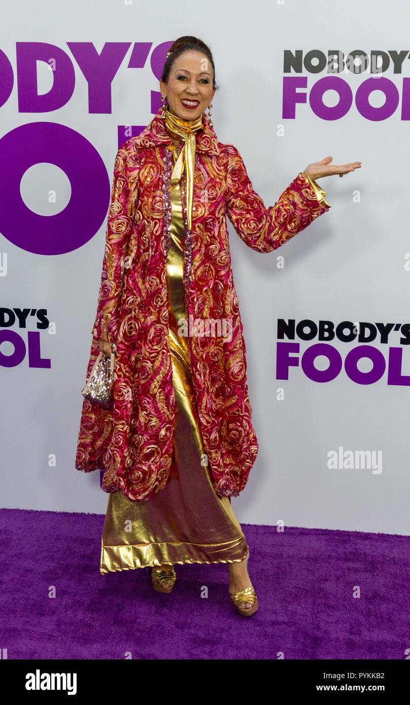 New York, USA. 28th October, 2018. Pat Cleveland attends the world ...