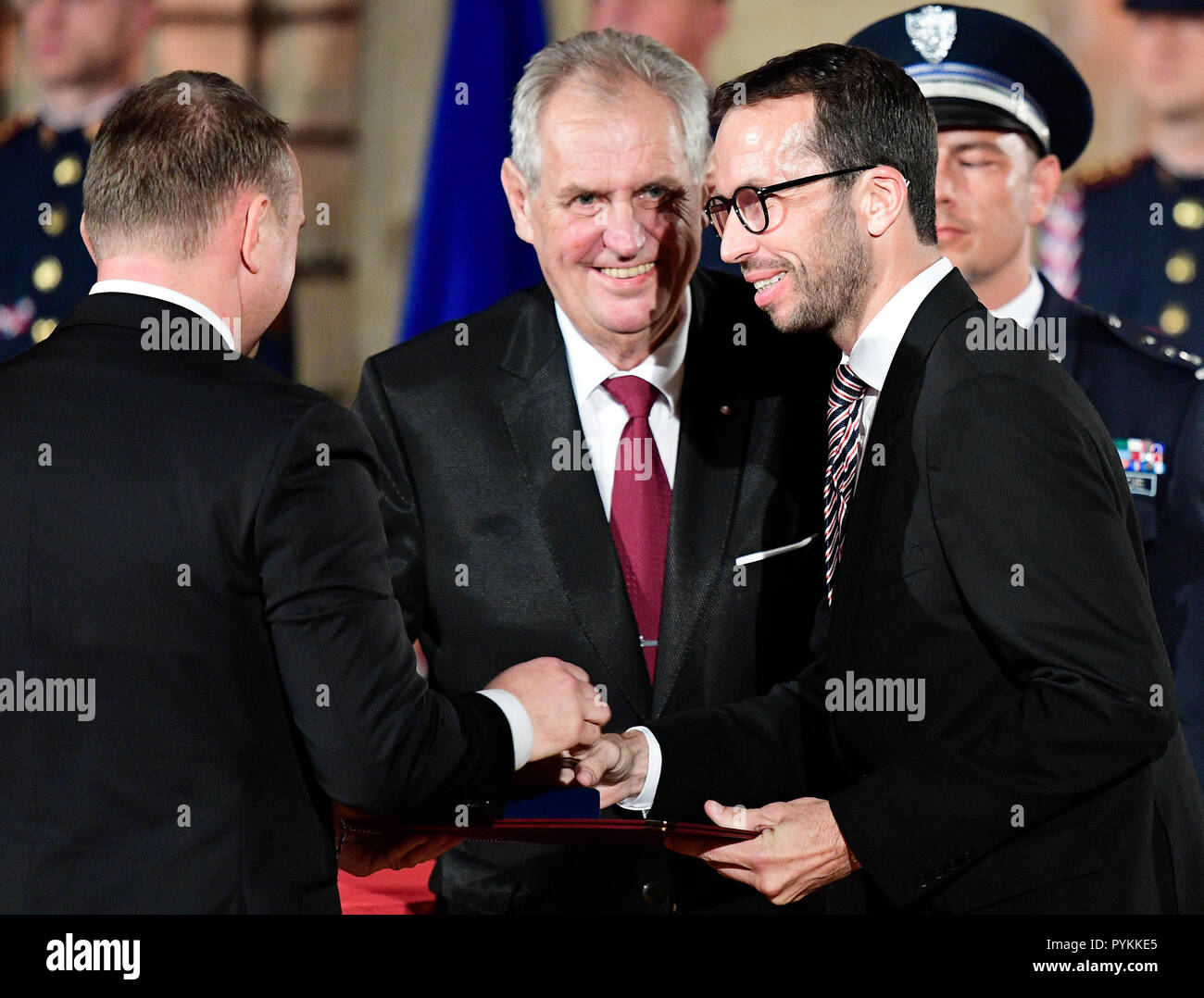 Prague, Czech Republic. 28th Oct, 2018. Czech President Milos Zeman ...