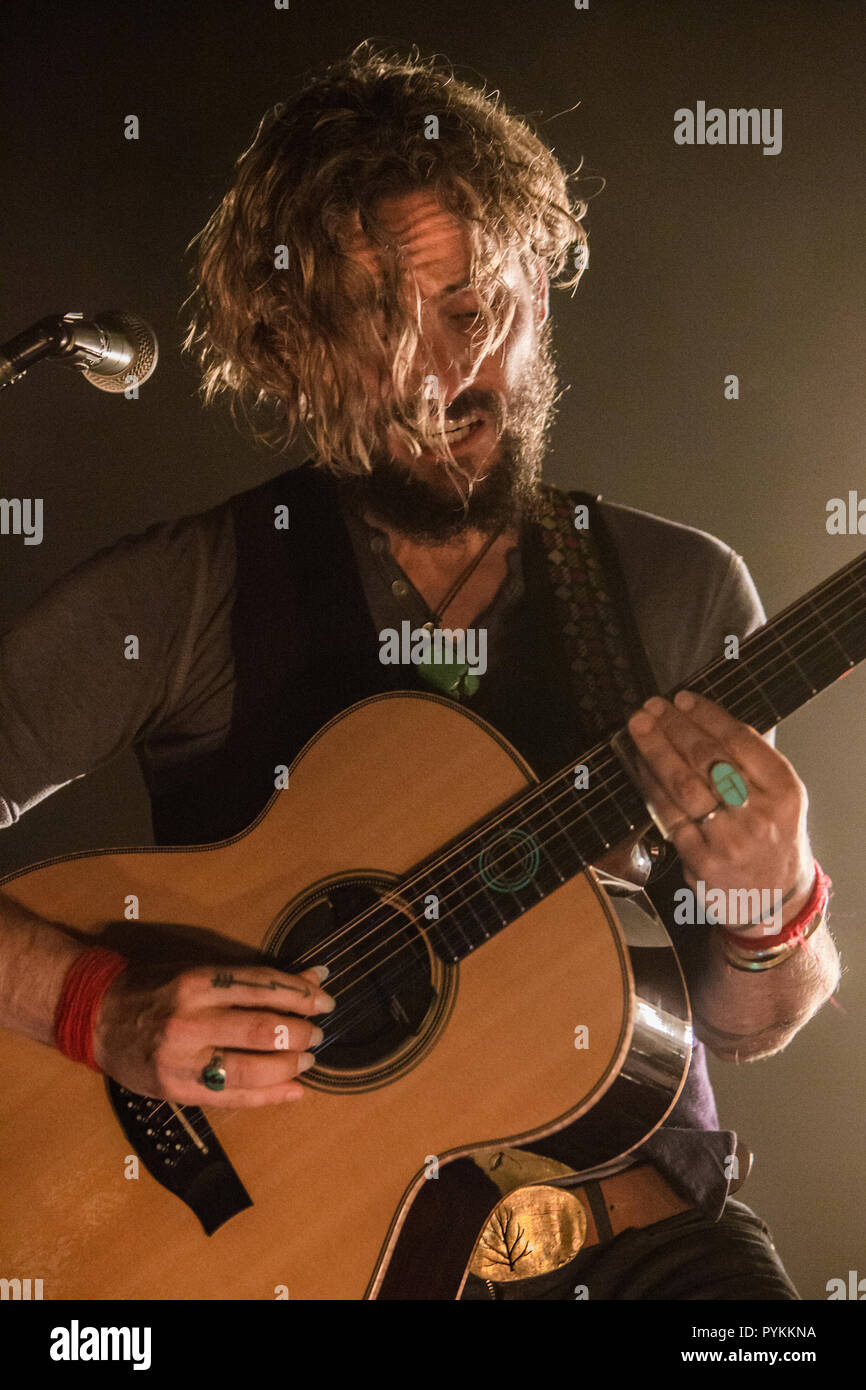 Milan Italy. 28 October 2018. The Australian band JOHN BUTLER TRIO ...