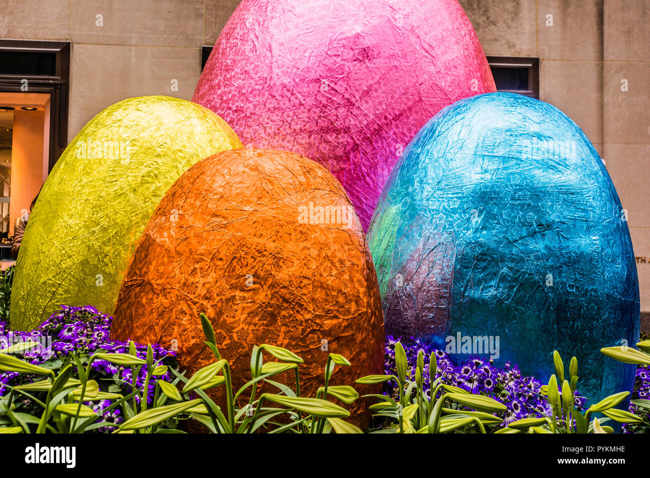 Easter Rockefeller Center Manhattan New York, New York, USA Stock Photo ...