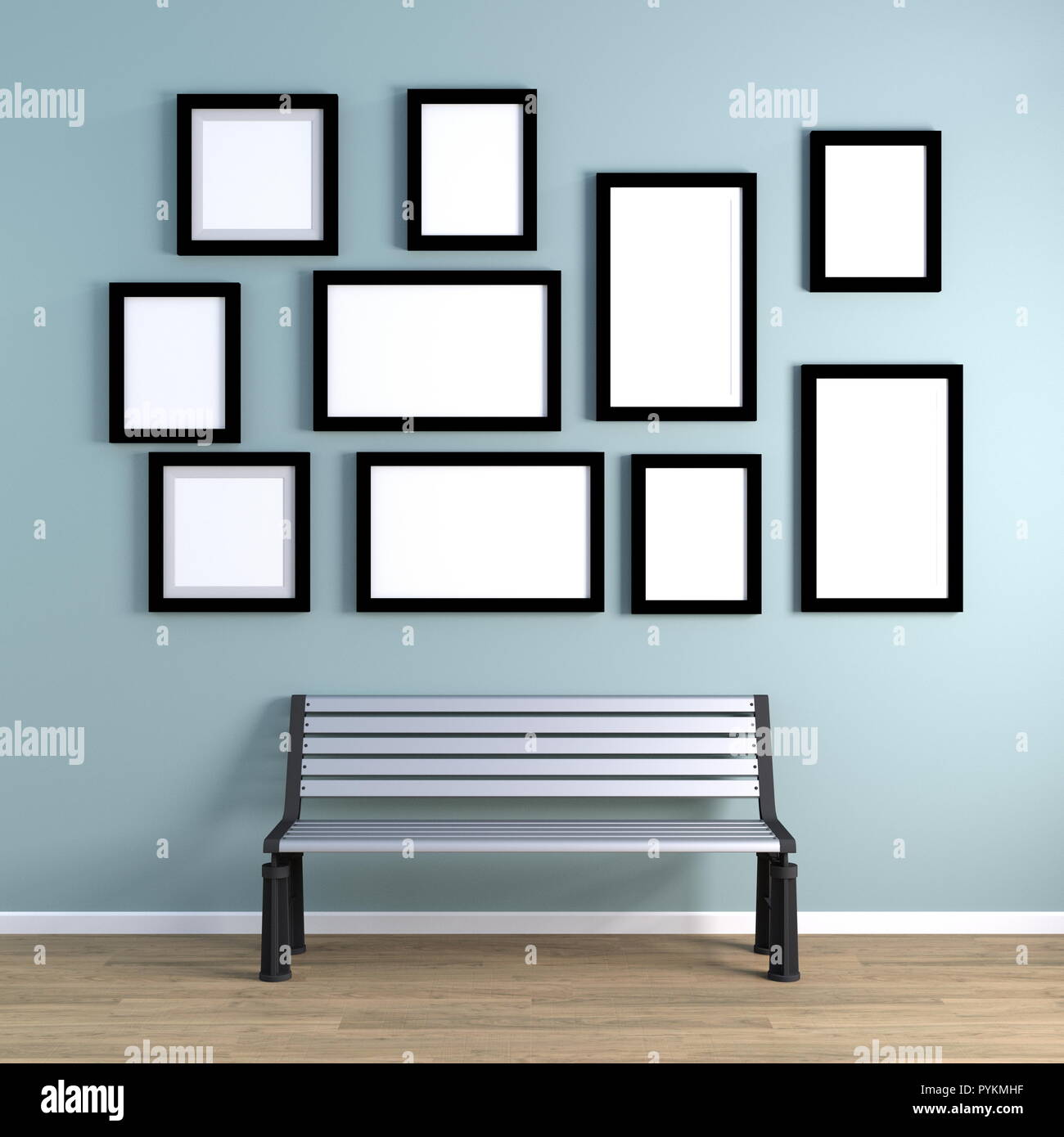 Set of modern picture frames hi-res stock photography and images - Alamy