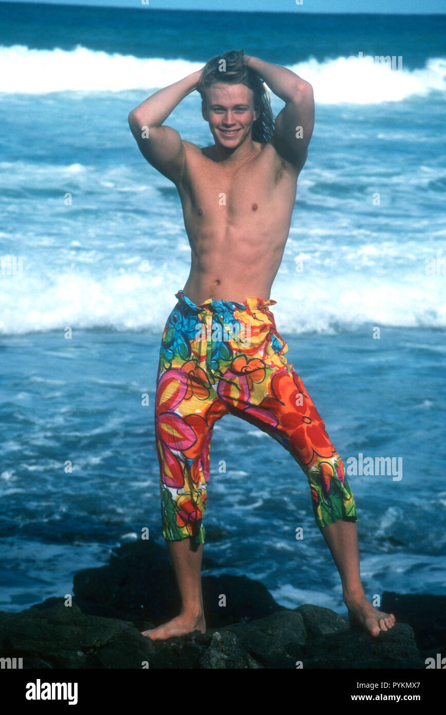 HONOLULU, HI - NOVEMBER 23: (EXCLUSIVE) Model/actor David Roman poses ...