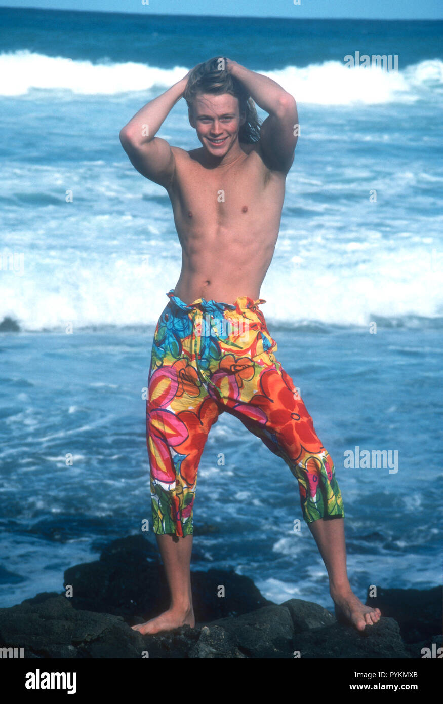 HONOLULU, HI - NOVEMBER 23: (EXCLUSIVE) Model/actor David Roman poses ...