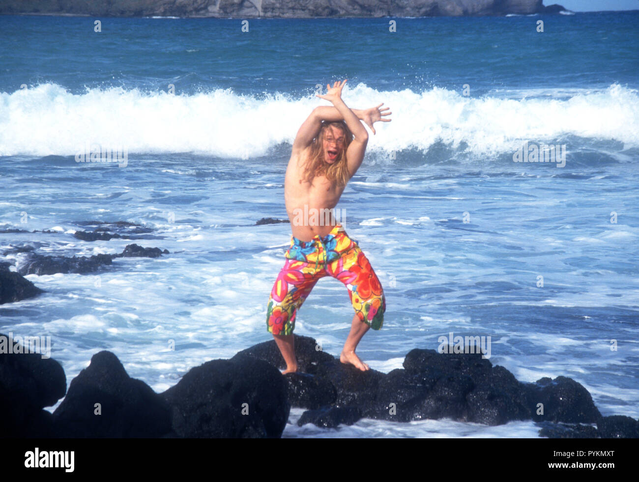 HONOLULU, HI - NOVEMBER 23: (EXCLUSIVE) Model/actor David Roman poses ...