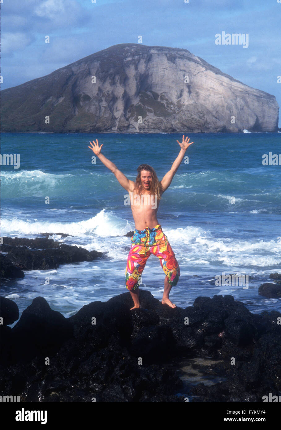 HONOLULU, HI - NOVEMBER 23: (EXCLUSIVE) Model/actor David Roman poses ...