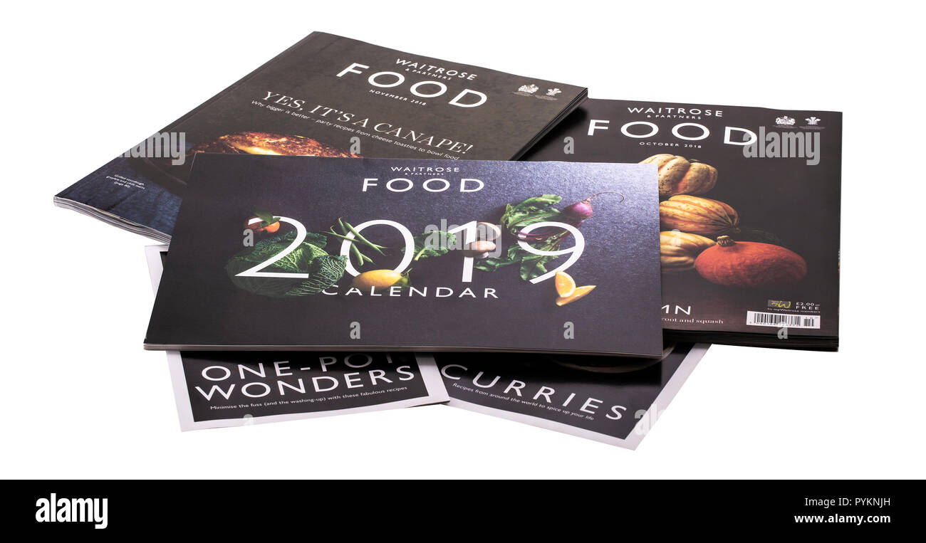 Waitrose food magazines hi-res stock photography and images - Alamy