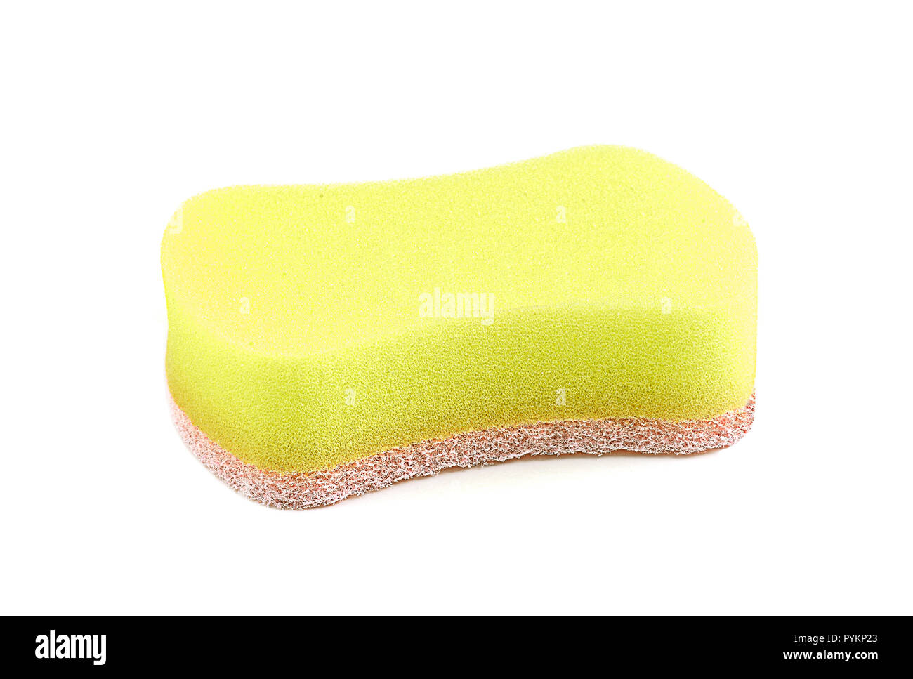 household cleaning sponge for cleaning on white Stock Photo - Alamy