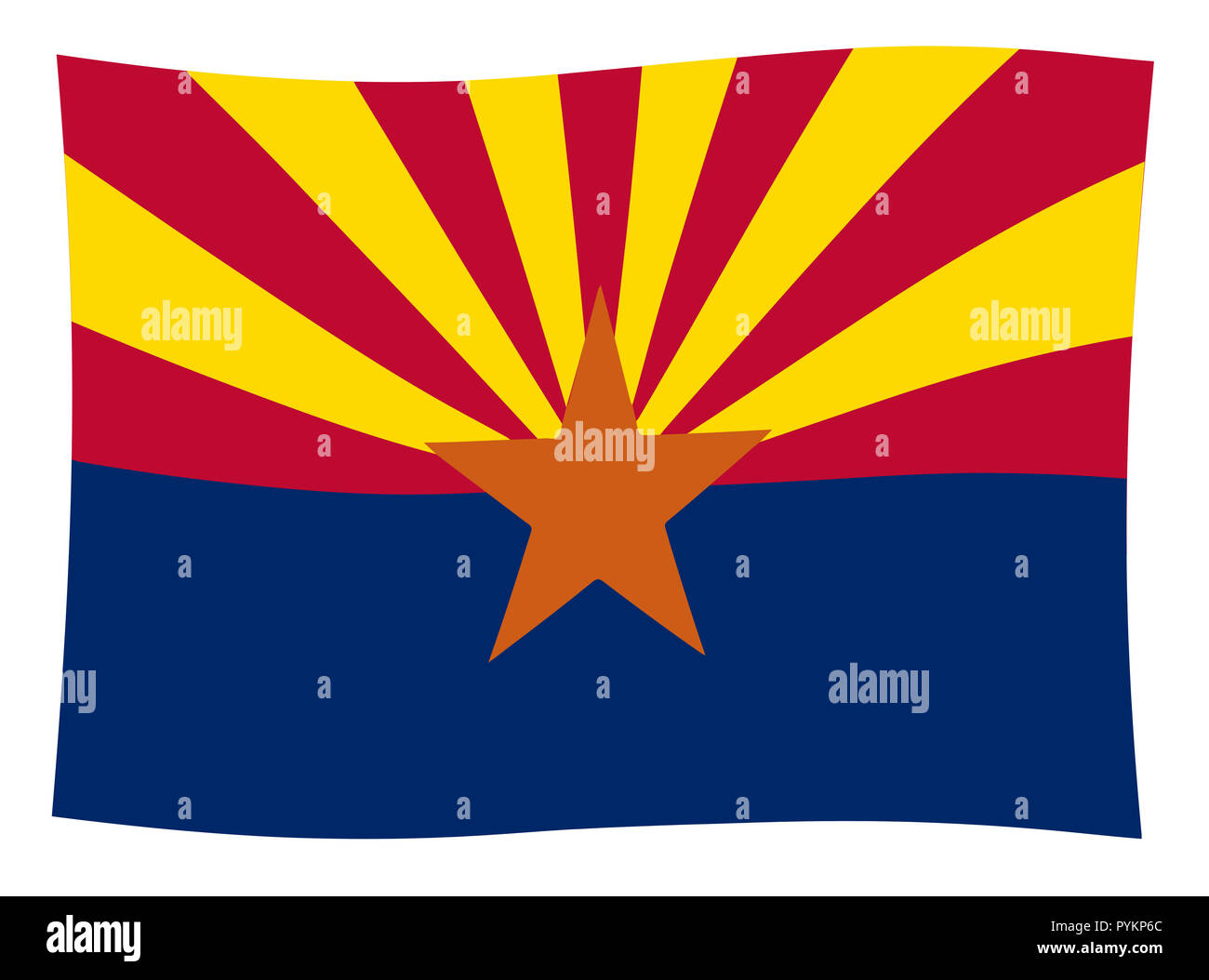 Arizona vector flag Cut Out Stock Images & Pictures - Alamy