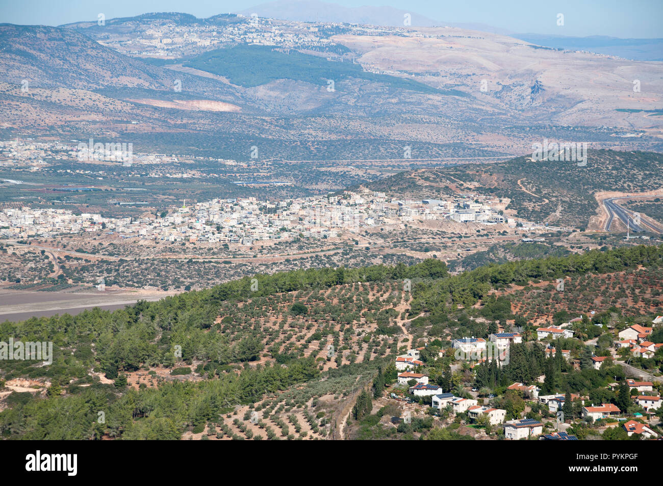 Typical Galilee view of Israel Stock Photo - Alamy