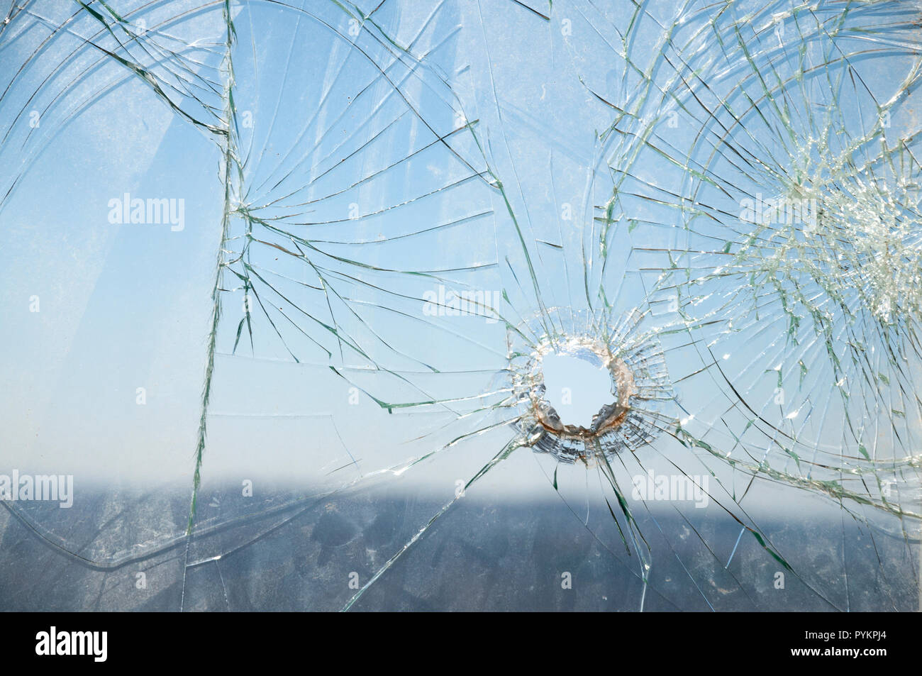 Gunshot window hi-res stock photography and images - Alamy